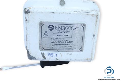Bindicator Raf Level Sensor Platinum International