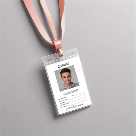 A Man Wearing A Name Tag That Says Quot Studio Quot Premium AI Generated Image