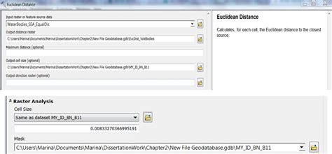 Solved Arcgis Euclidean Distance Tool Failing Esri Community