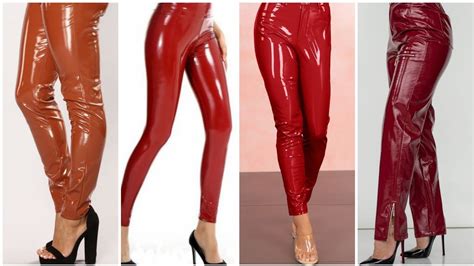 New And Trendy Woman Latex Pants Design Youtube