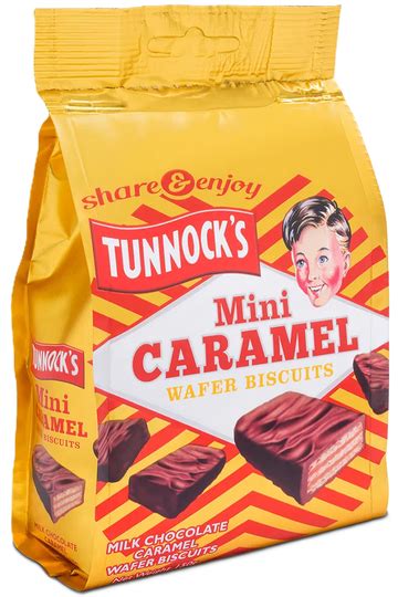 Tunnocks Caramel Wafer Mini Krónan
