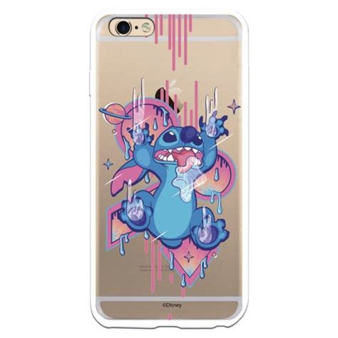 Funda Para Iphone 6 Plus Oficial De Disney Stitch Graffiti Lilo