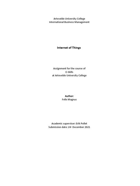 iot report pdf internet of things automation