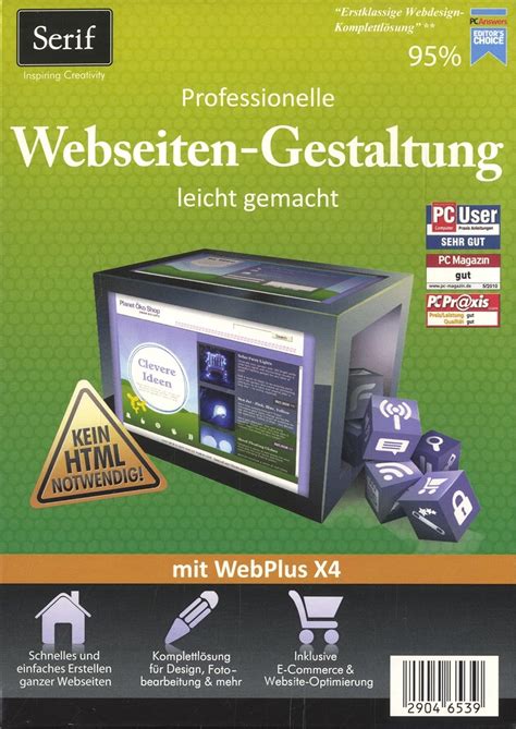 serif webplus x4 professionelle webseiten gestaltung leicht gemacht