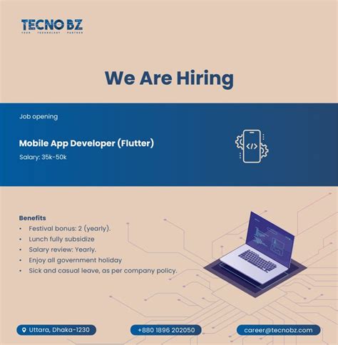 Linkedin Jobopening Mobileappdeveloper Flutter Crossplatform