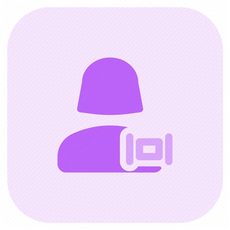 single woman user multitask icon download on iconfinder