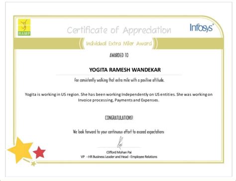 Yogita Wandekar On Linkedin Infosys Grateful