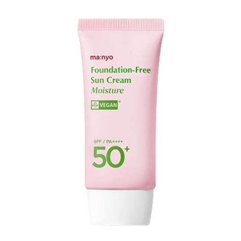 MANYO FACTORY Foundation-Free Sun Cream Moisture 50ml SPF 50+ PA ...