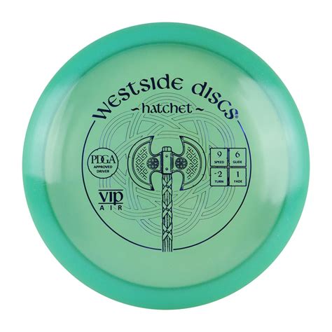 Westside Disc Golf Vip Air Hatchet Fairway Driver 9 6 2 1 Deep Green
