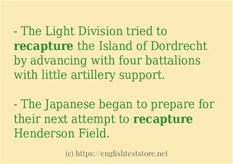 Recapture In Sentences Englishteststore Blog