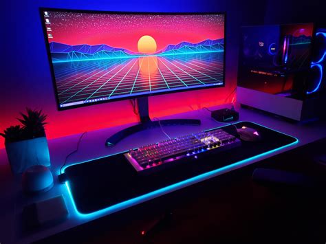 Trying A Bold New Color Scheme Love Having Rgb Options R Battlestations