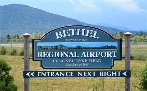 Bethel Regional Airport The Town Of Bethel Maine
