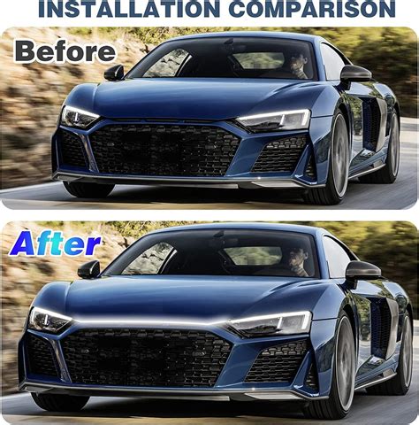 Tira De Luces Led Para El Capó Del Automóvil Faros Delanteros Flexibles