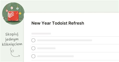 To Do List Refresh Todoist
