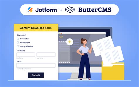 jotform buttercms integration cms integrations