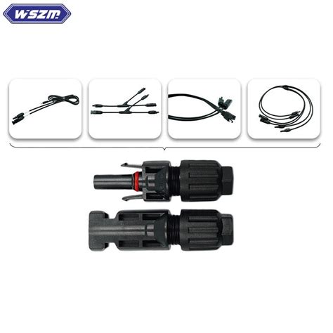 Snap In Solar Power Wire Terminal Connectors Solar Cable Connector