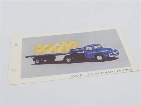 Spot On Triang Technical Sheet Data Sheet Leaflet Austin Type 503 £35 89 Picclick Uk