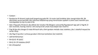 SLAAC And DHCPv6 Konsep Dan Cara Kerjanya PPT