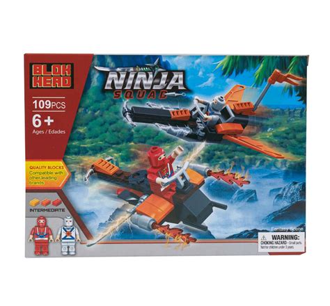 Wholesale Ninja Squad Building Brick Playsets 109 Pieces