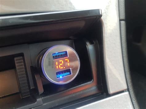 Novo Usb Avto Polnilec Voltmeter Za Alternator Dc 12v 24v