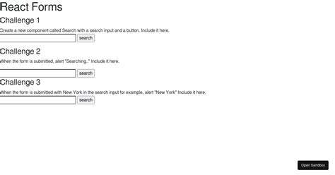 React Form Forked Codesandbox