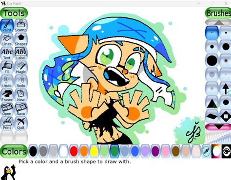 Tux Paint Art Gallery Mia By Mia