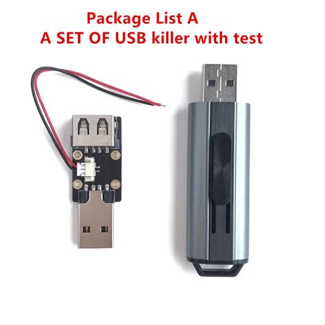 USBkiller USB 킬러 V4 U 디스크 전원 고전압 펄스 발생기 장치 테스터, 컴퓨터 노트북용