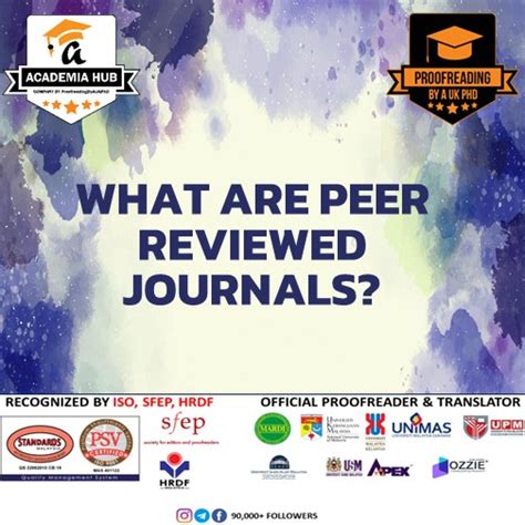 What Are Peer Reviewed Proofreading By A Uk Phd