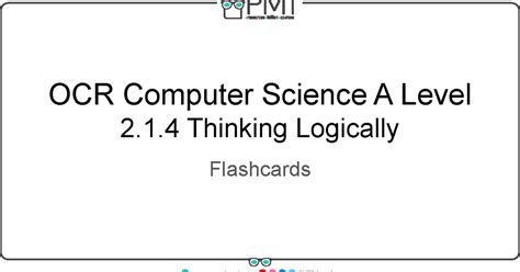 Ocr As Level Flashcards Algorithms Pmt Education