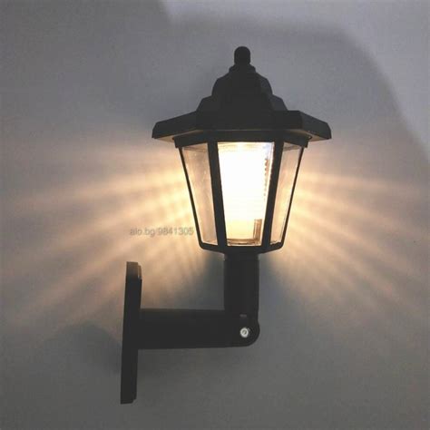 Led соларна стенна лампа Осветление Русе Led соларна стенна лампа H