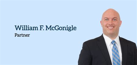 Arrowood Llp On Linkedin William F Mcgonigle Named Partner At