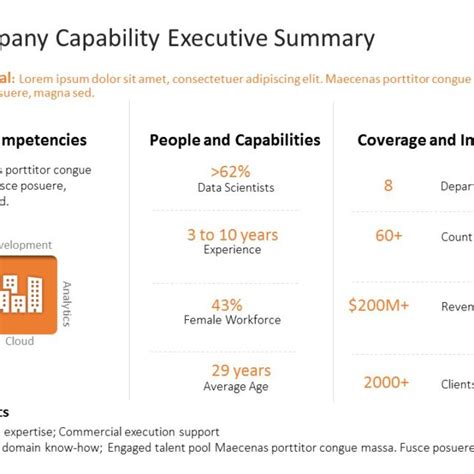 Company Capability Executive Summary Powerpoint Template