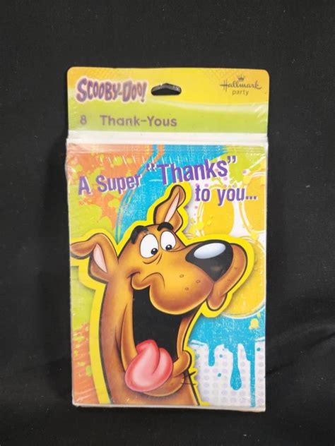 Hallmark Scooby Doo Winnie The Pooh Thank You Cards And Stickers New Eur 824 Picclick Fr