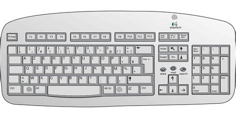 Computer Keyboard Sketch