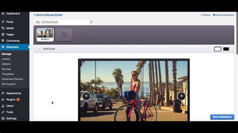 How To Create Image Slider Using Slidedeck Youtube