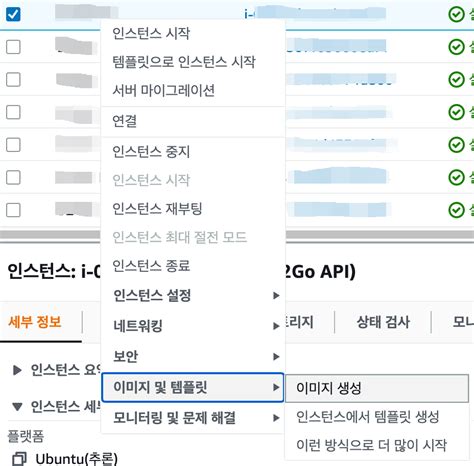 AWS EC2 인스턴스로 AMI를 만드는 방법