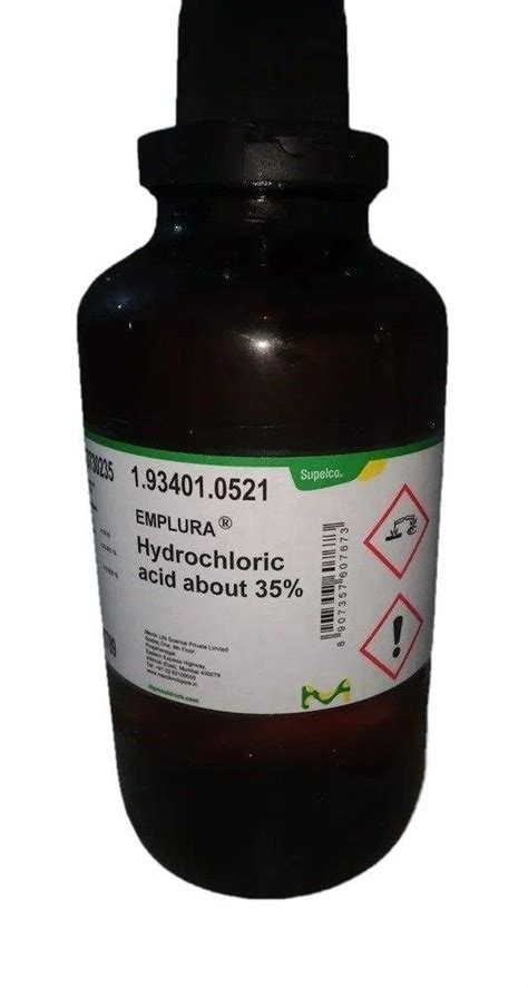 For Laboratory Hcl Hydrochloric Acid At 59000 Inr In Jaipur Am