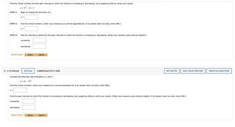 Solved Find The Critical Numbers And The Open Intervals On