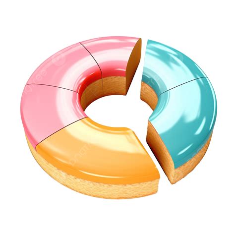 도넛 차트 3d 그림 도넛형 차트 진행 차트 데이터 분석 png 일러스트 및 이미지 에 대한 무료 다운로드 pngtree