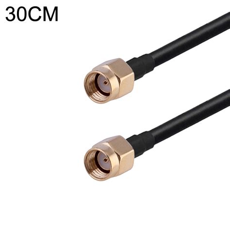 Rp Sma Male To Rp Sma Male Rg174 Rf Coaxial Adapter Cable Length 30cm