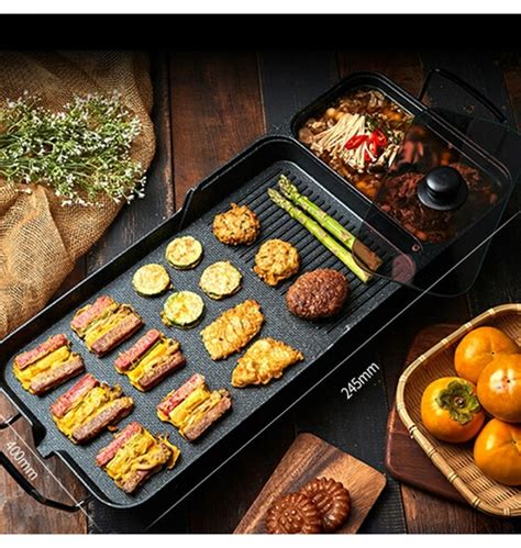 대형 와이드 전기 그릴 팬 명절 부침개 바베큐 안방 잔치 동그랑땡 고기 프라이팬 티몬