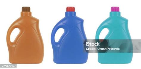 위생 및 위생 제품을 위한 3개의 플라스틱 병 세트 빈 배수구 병 모형 손잡이가 있는 세제 포장과 빈 라벨 0명에 대한 스톡 사진 및 기타 이미지 Istock