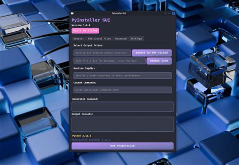 Github Inject3rpyinstaller Gui A Powerful Gui Wrapper For Pyinstaller — Convert Your Python