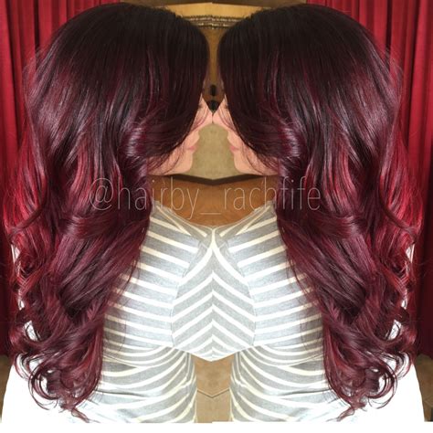 Gorgeous And Vibrant Red Color Melt Color Created Using Redken