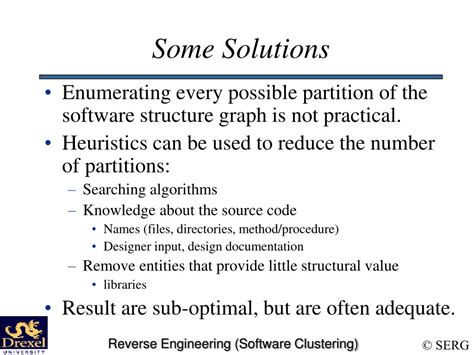 Ppt Clustering Software Systems To Identify Subsystem Structures