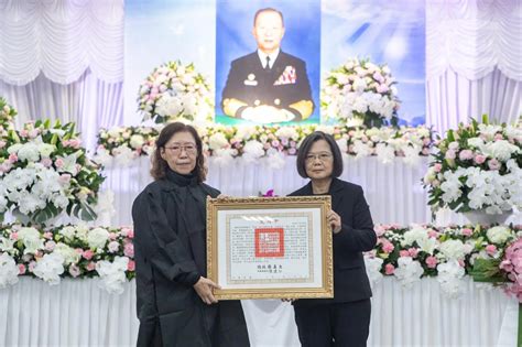 影前參謀總長劉和謙上將今公祭 蔡英文總統親頒褒揚令 中天新聞網
