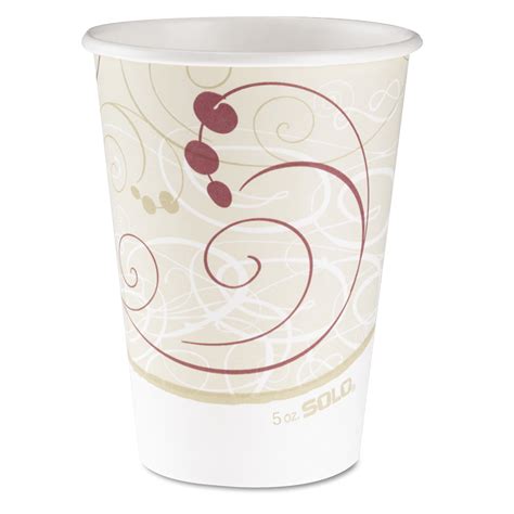 Solo Cup Company Hot Cups Symphony Design 12oz Beige 1000carton
