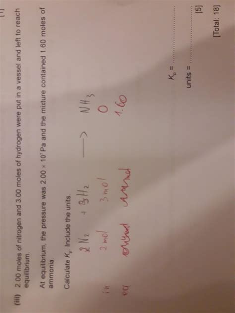 Equilibrium Partial Pressure Can Someone Explain For Me How To Solve