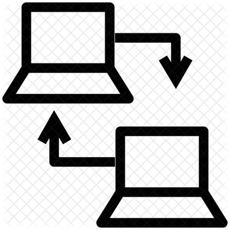 Data Transform Icon Download In Line Style