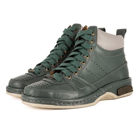 Sjava X Omega Collab Leather Boot In Charcoal Grey Soft Saddle